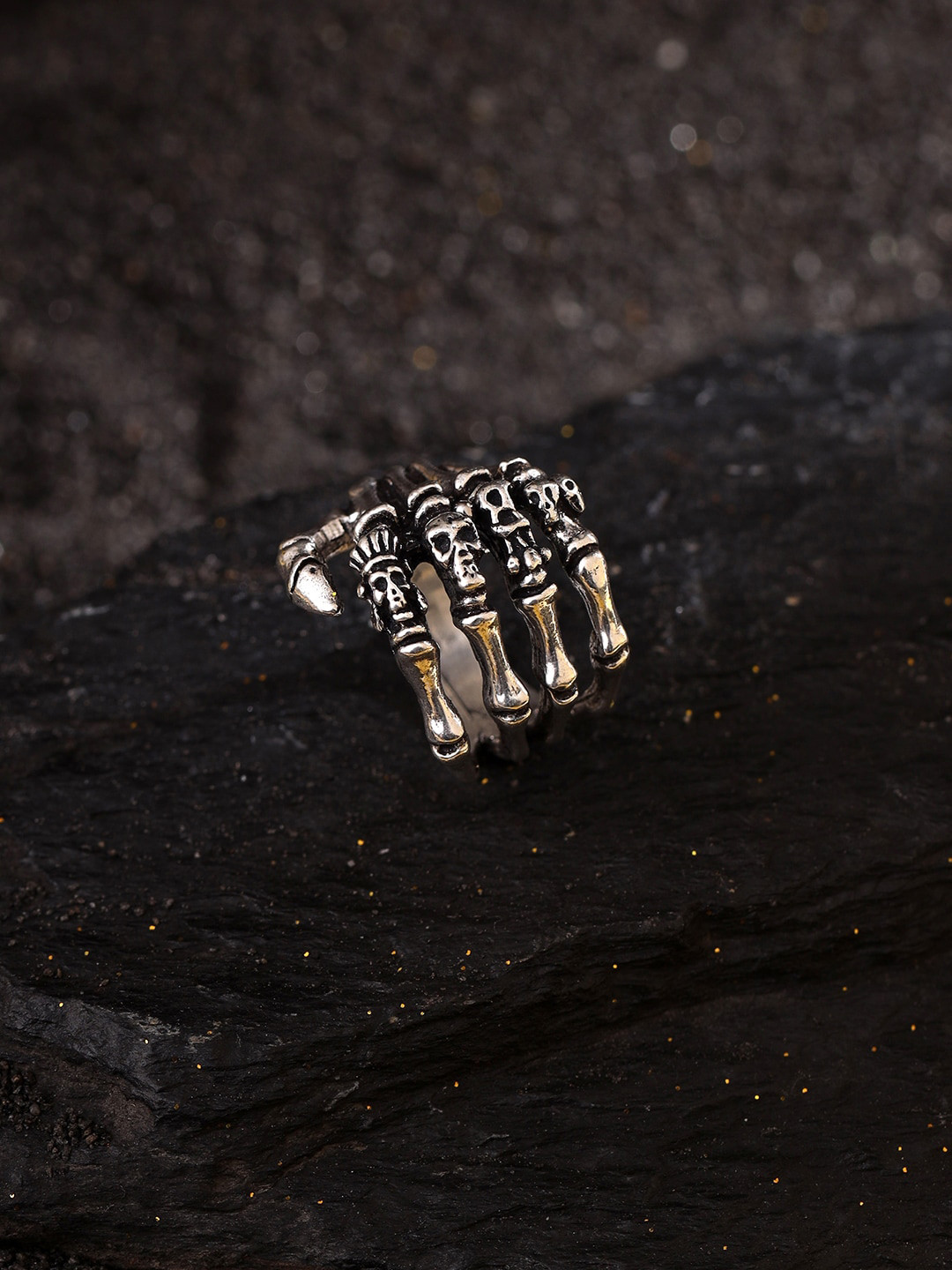 Buy VIRAASI Men Skull Design Finger Ring - Ring for Men 21175124 | Myntra