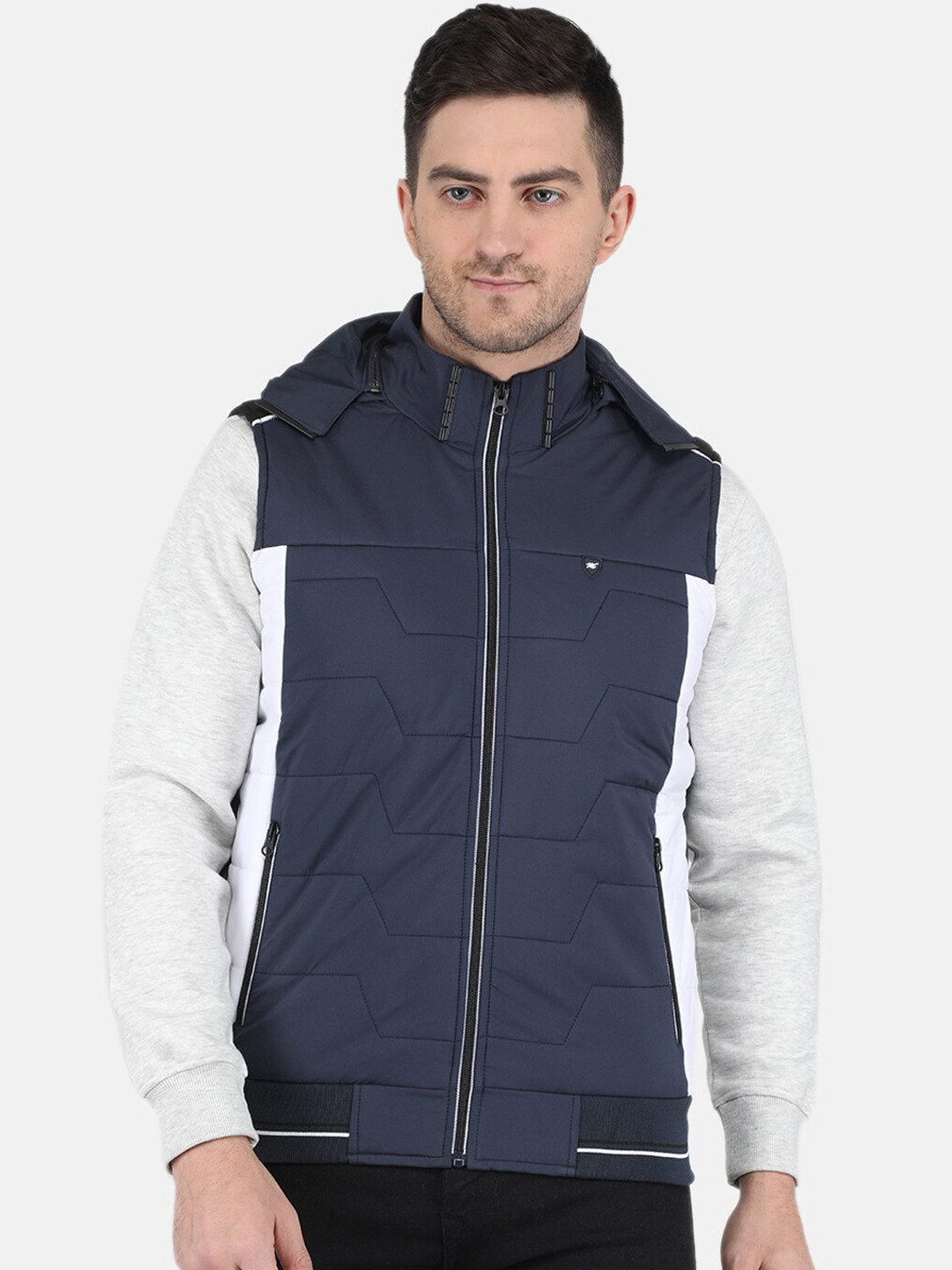 Buy Monte Carlo Men Plus Size Colourblocked Puffer Jacket - Jackets for ...