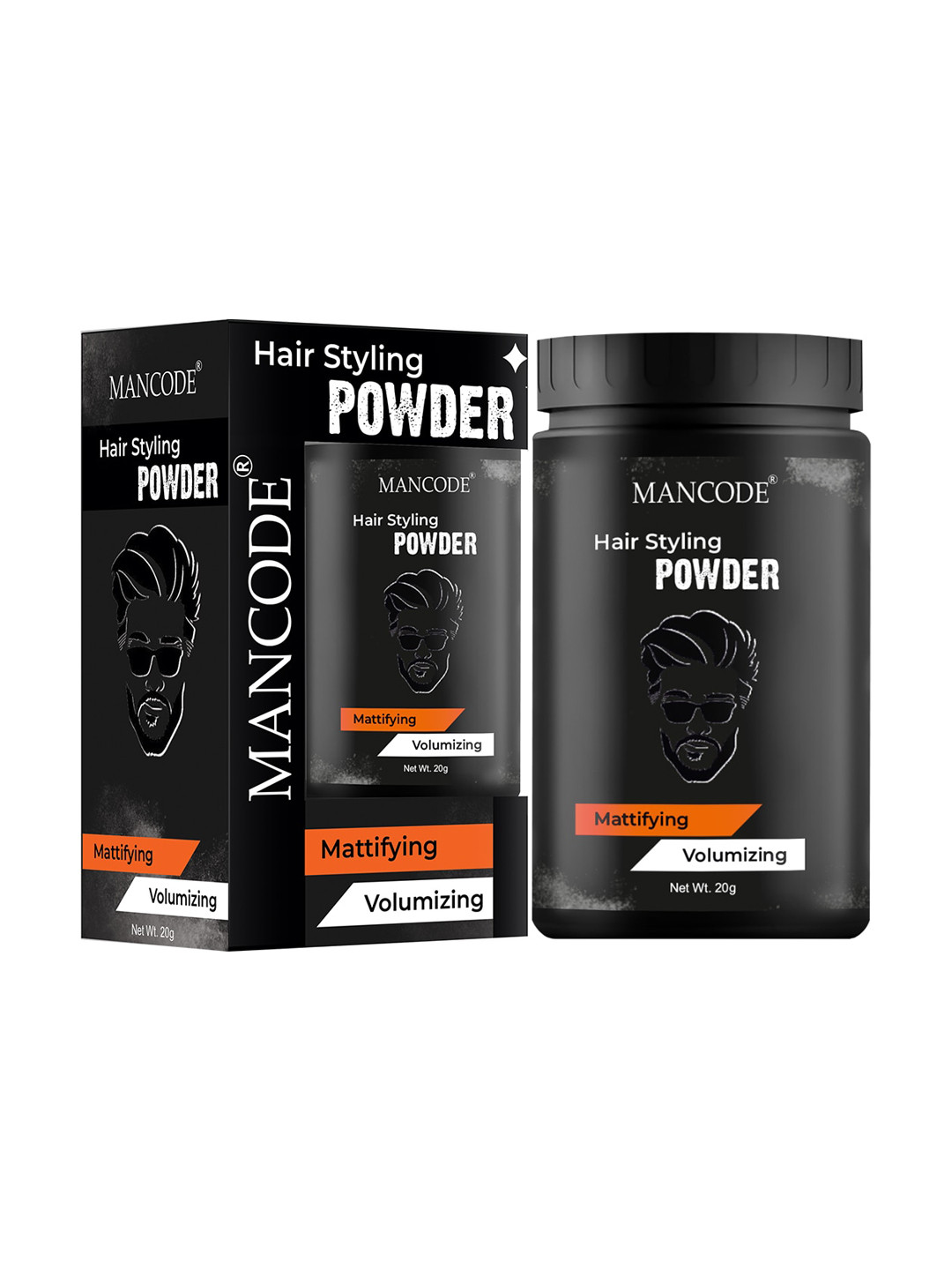 Buy MANCODE Men Hair Styling Mattifying Volumizing Powder 20 Gm - Hair ...