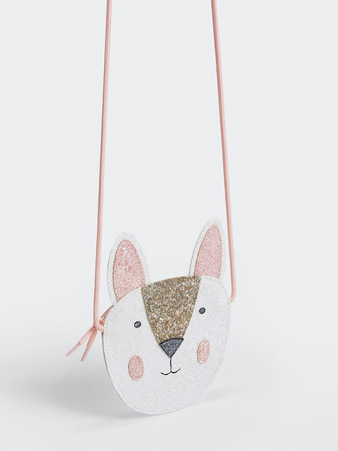 Buy Mango Kids Girls Textured Structured Sling Bag With Glitter Effect ...