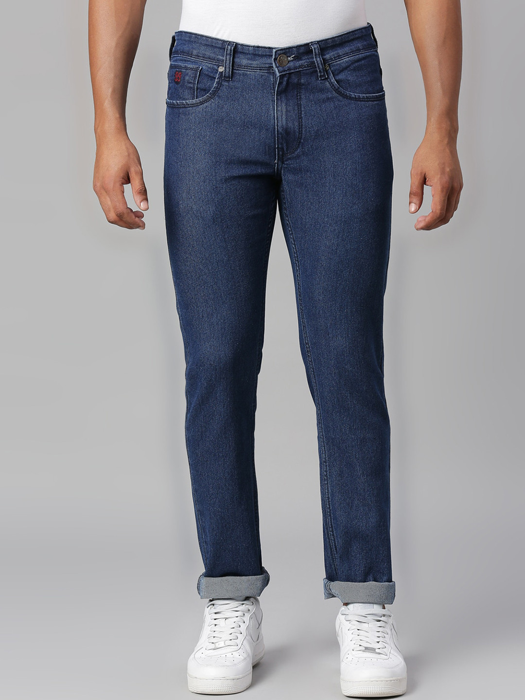 Buy HJ HASASI Men Slim Fit Light Fade Stretchable Cotton Jeans - Jeans ...