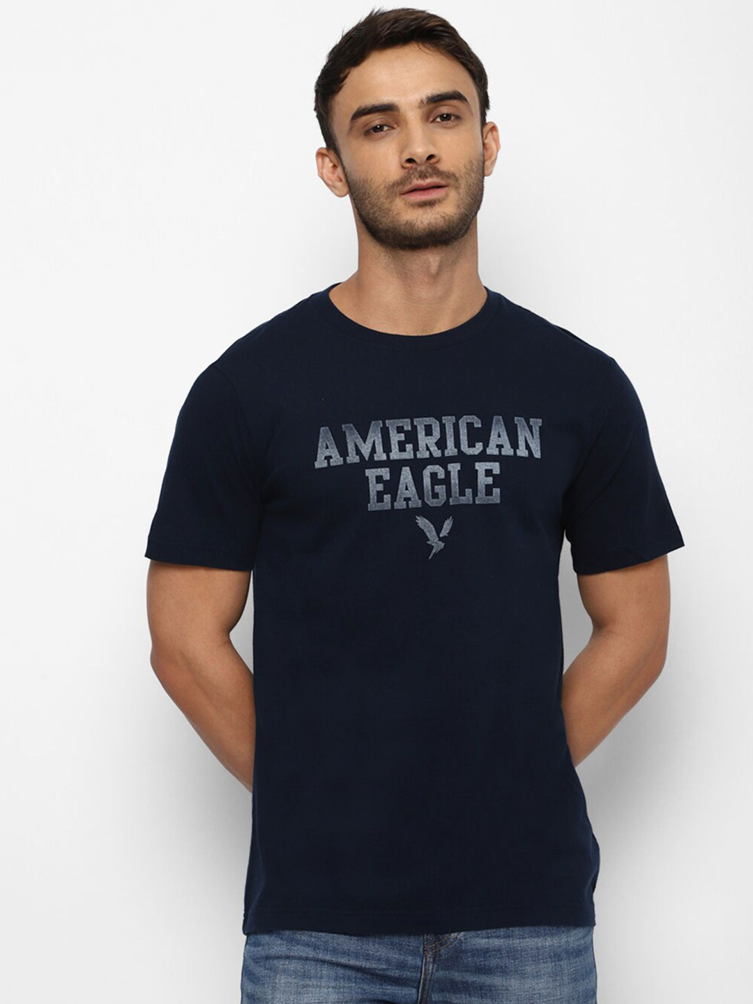 Buy AMERICAN EAGLE OUTFITTERS Men Typography Printed Pure Cotton T Shirt - Tshirts for Men ...