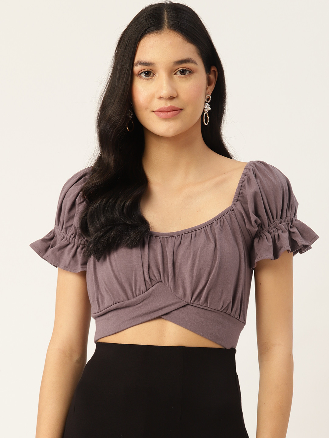 Buy UNMADE Ruffles Bralette Crop Top - Tops for Women 21204304 | Myntra