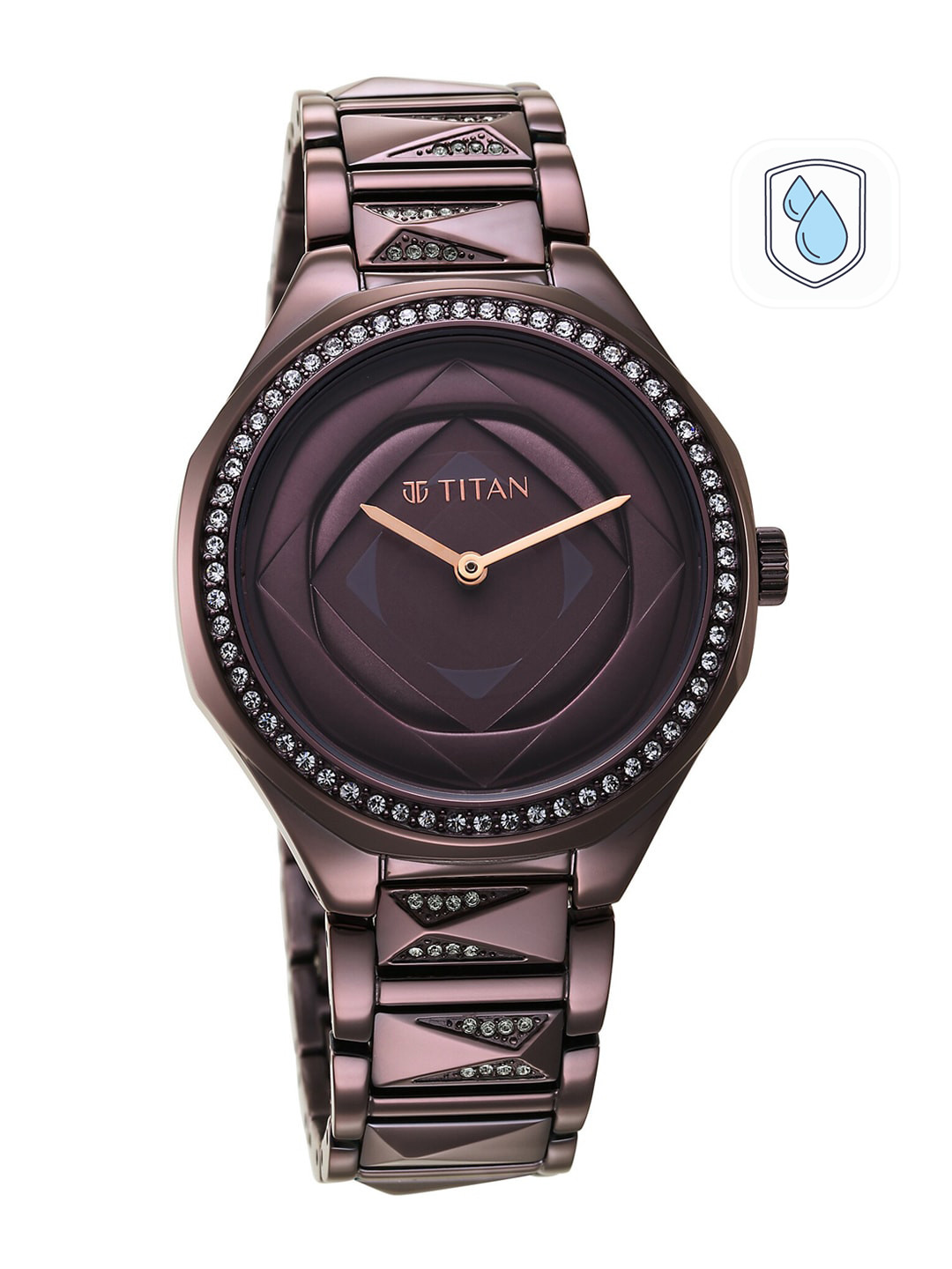 Buy Titan Women Dial & Stainless Steel Bracelet Style Strap Analogue ...
