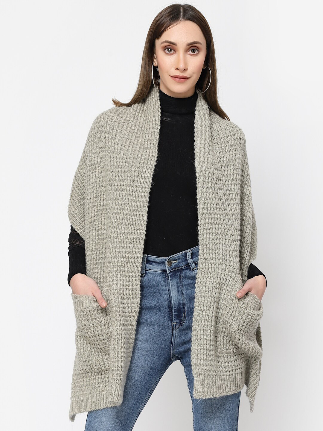 Buy 513 Women Ribbed Knitted Muffler - Mufflers for Women 21207978 | Myntra