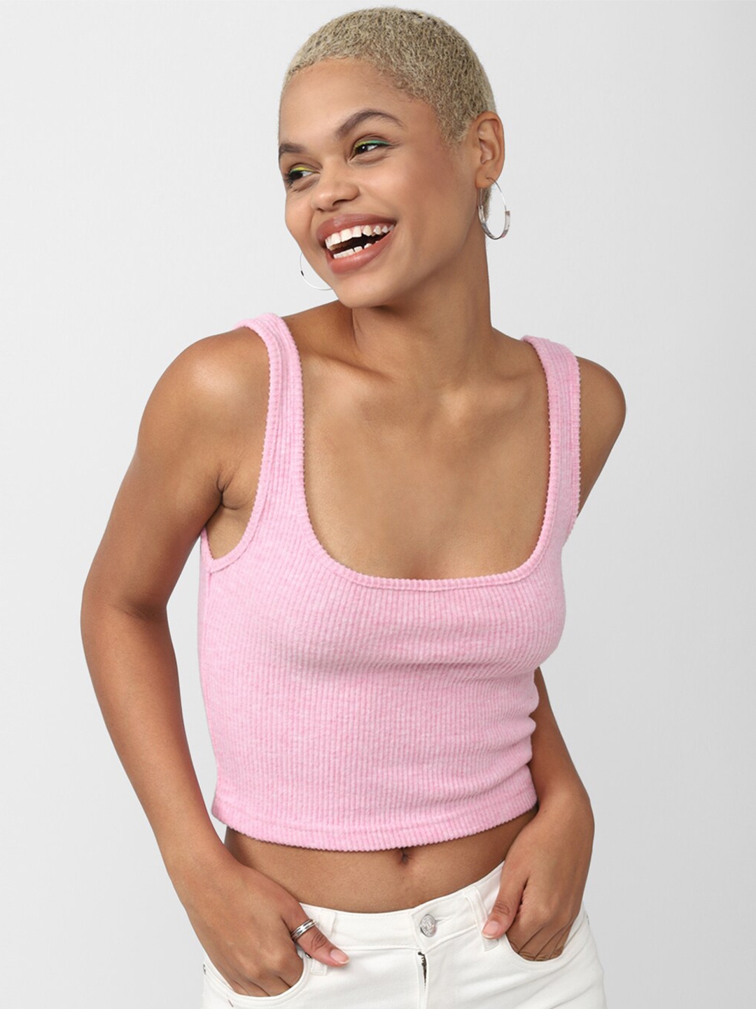 Buy Forever 21 Cotton Crop Top Tops For Women 21211840 Myntra