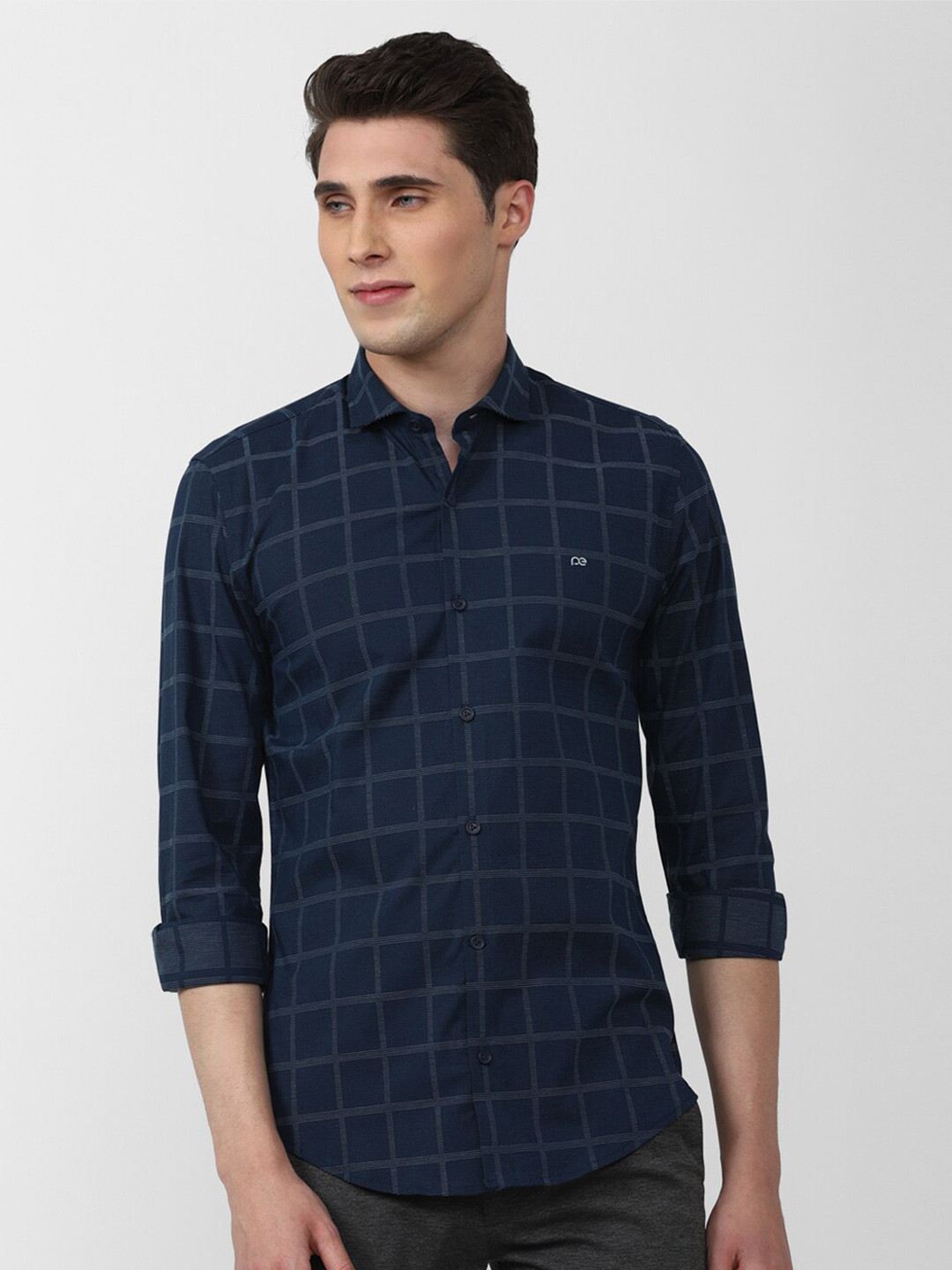 Buy Peter England Perform Athletic Fit Formal Full Sleeves Shirt ...