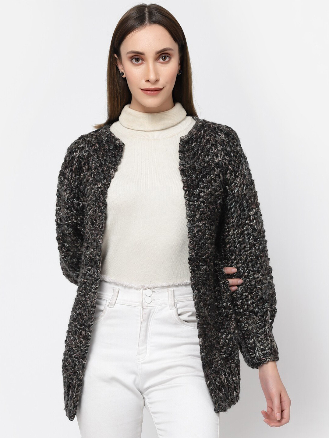 Buy 513 Women Acrylic Longline Sweater - Sweaters for Women 21222456 ...