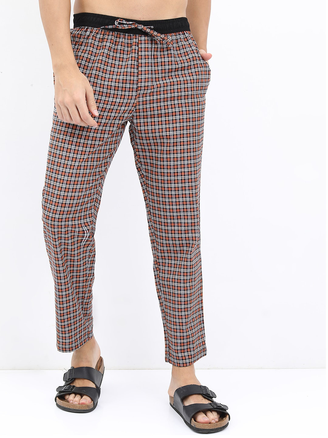 Buy HIGHLANDER Men Checked Lounge Pants - Lounge Pants for Men 21225610 ...