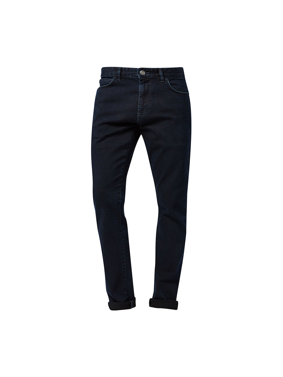 Buy NEXT Men Navy Regular Fit Mid Rise Clean Look Jeans - Jeans for Men ...