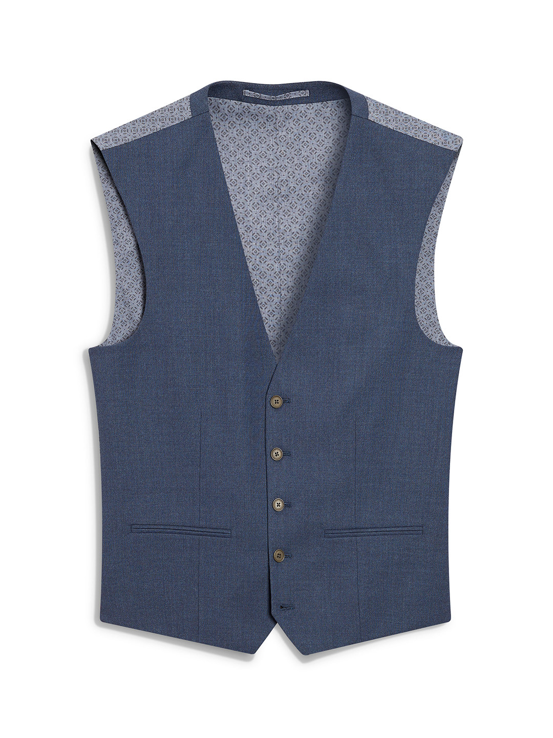 Buy Next Men Blue Formal Waistcoat - Waistcoat for Men 2123081 | Myntra