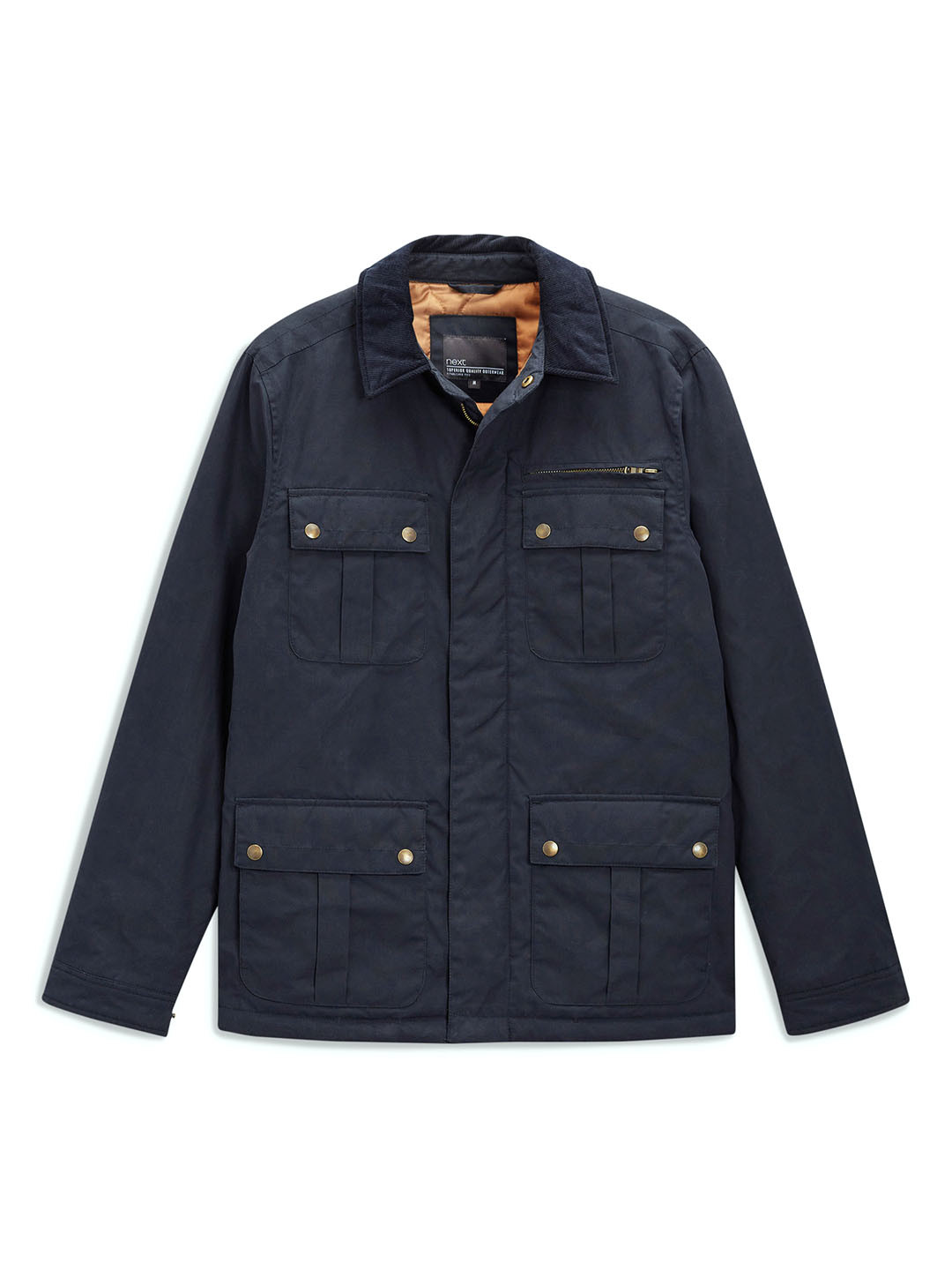 Buy Next Men Navy Blue Solid Parka - Jackets for Men 2123298 | Myntra