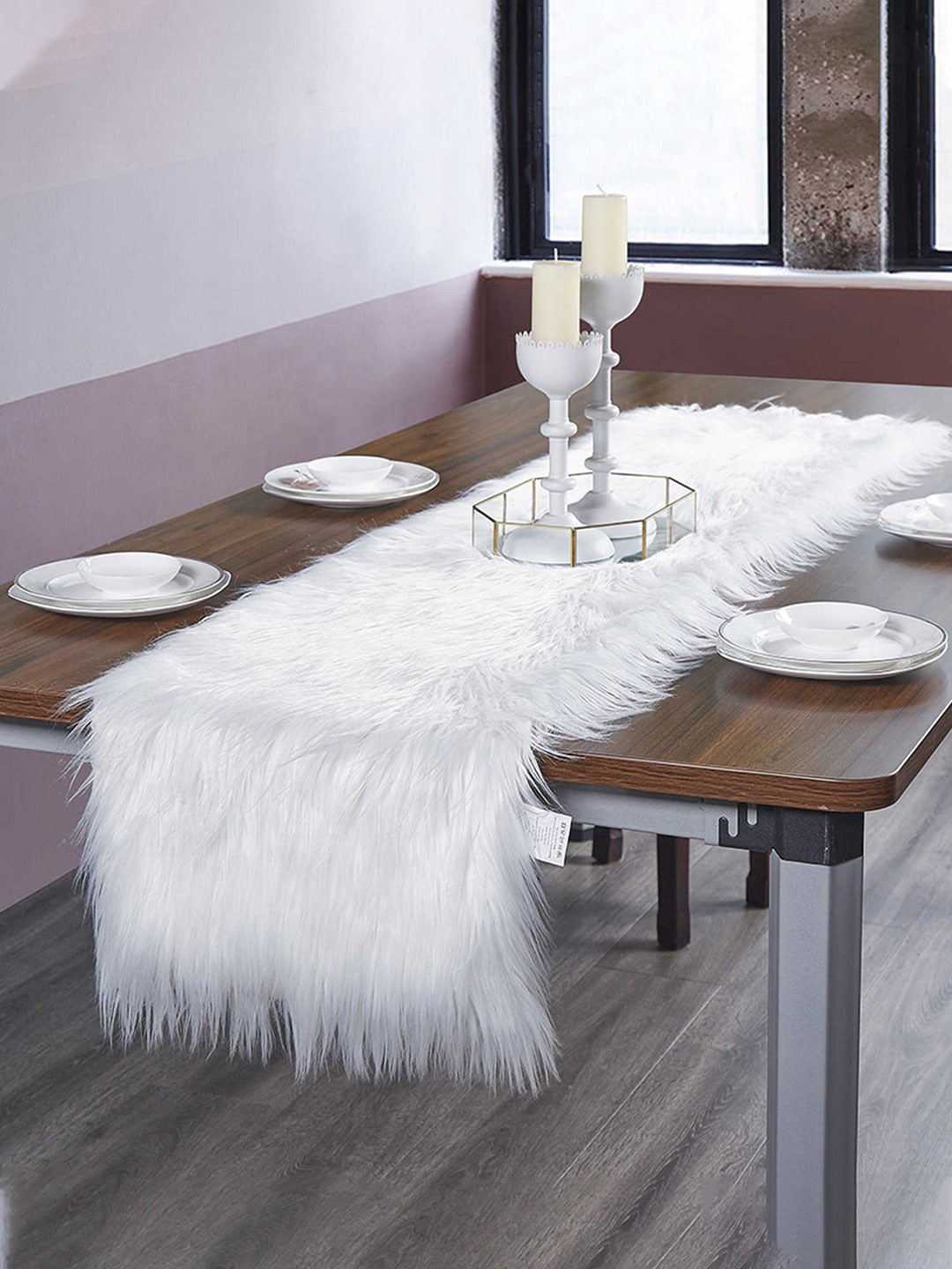 Buy Crazy Corner White Christmas Table Runner - Runners for Unisex ...