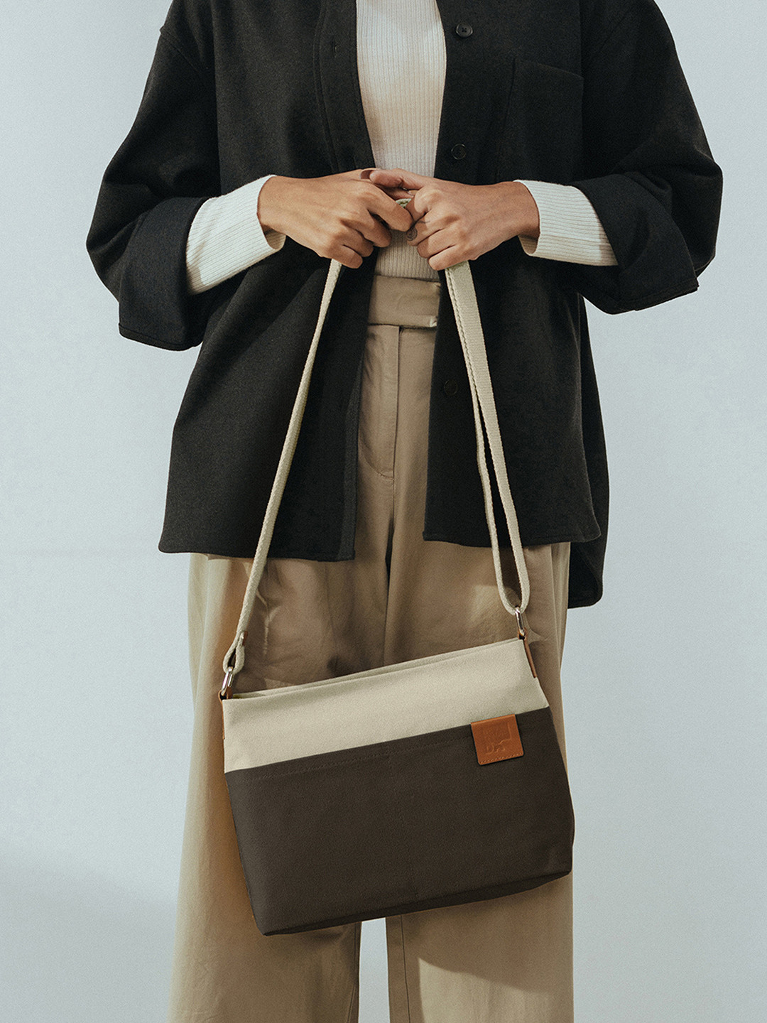 Buy DailyObjects Colourblocked Structured Crossbody Bag - Handbags for ...