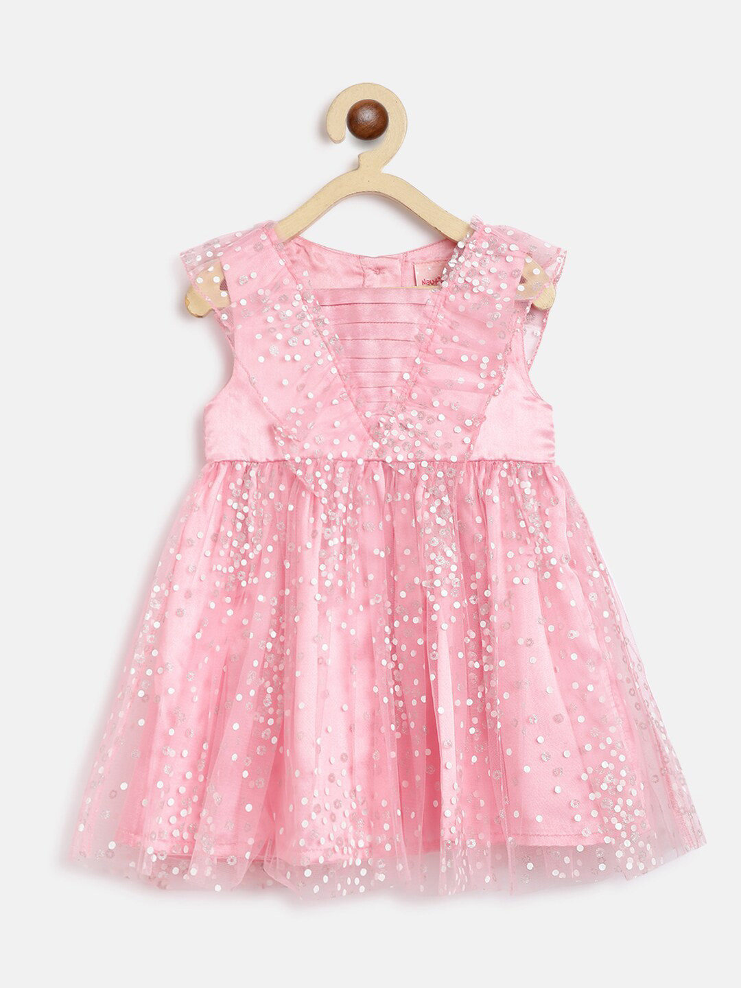 Buy Nauti Nati Pink Net Dress - Dresses for Girls 21241774 | Myntra