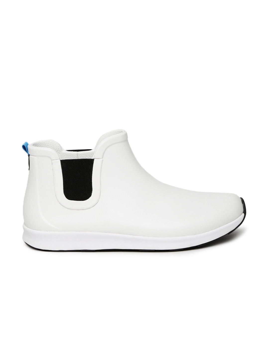 Buy Native Shoes Unisex White Apollo Rain Flat Boots - Boots for Unisex ...
