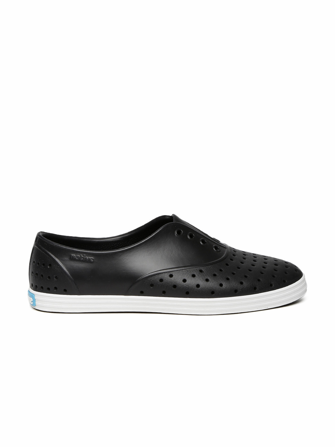 Buy Native Shoes Unisex Black Jericho Perforated Slip On Sneakers ...