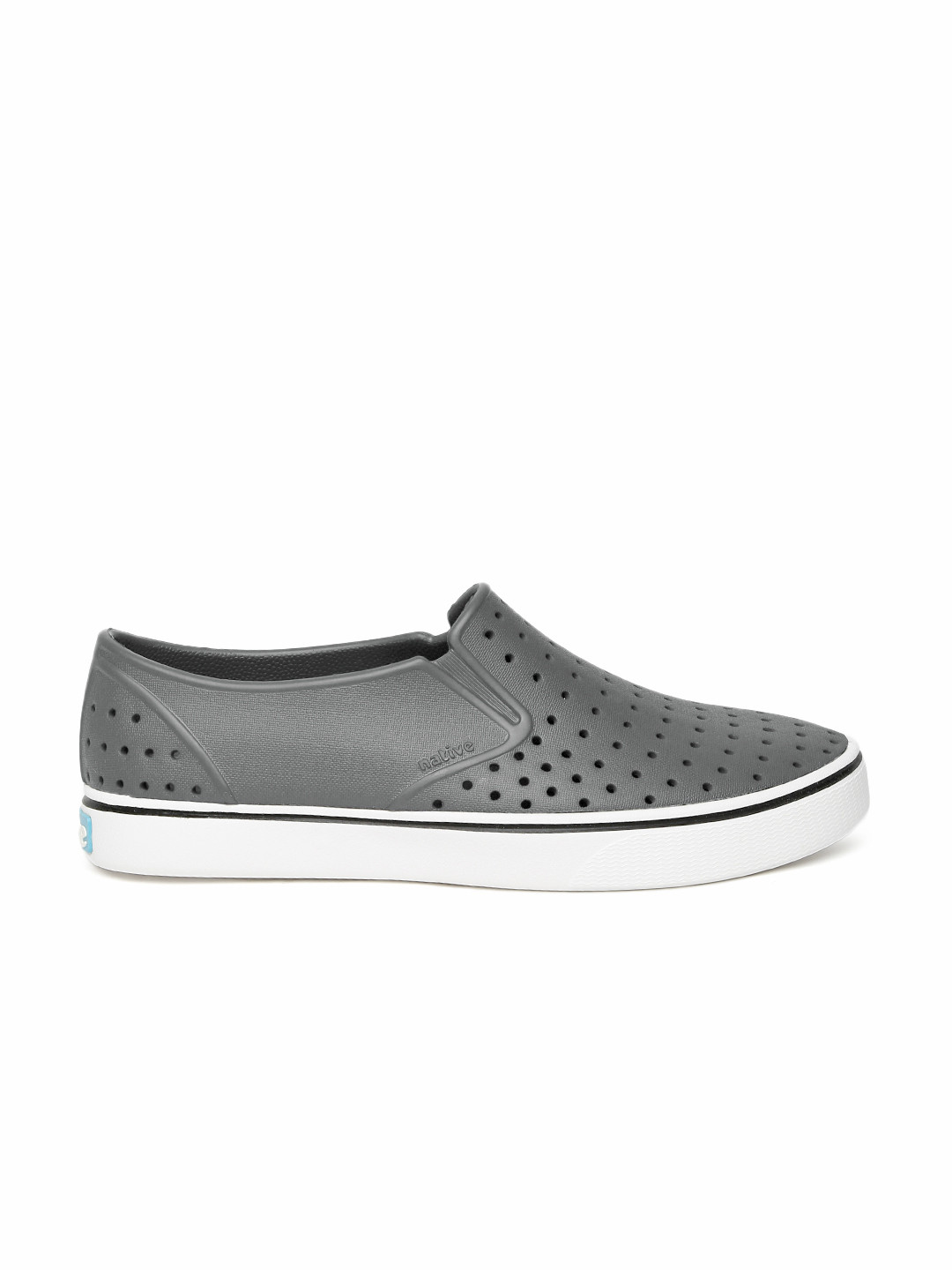 Buy Native Shoes Unisex Grey Miles Slip On Sneakers - Casual Shoes for ...