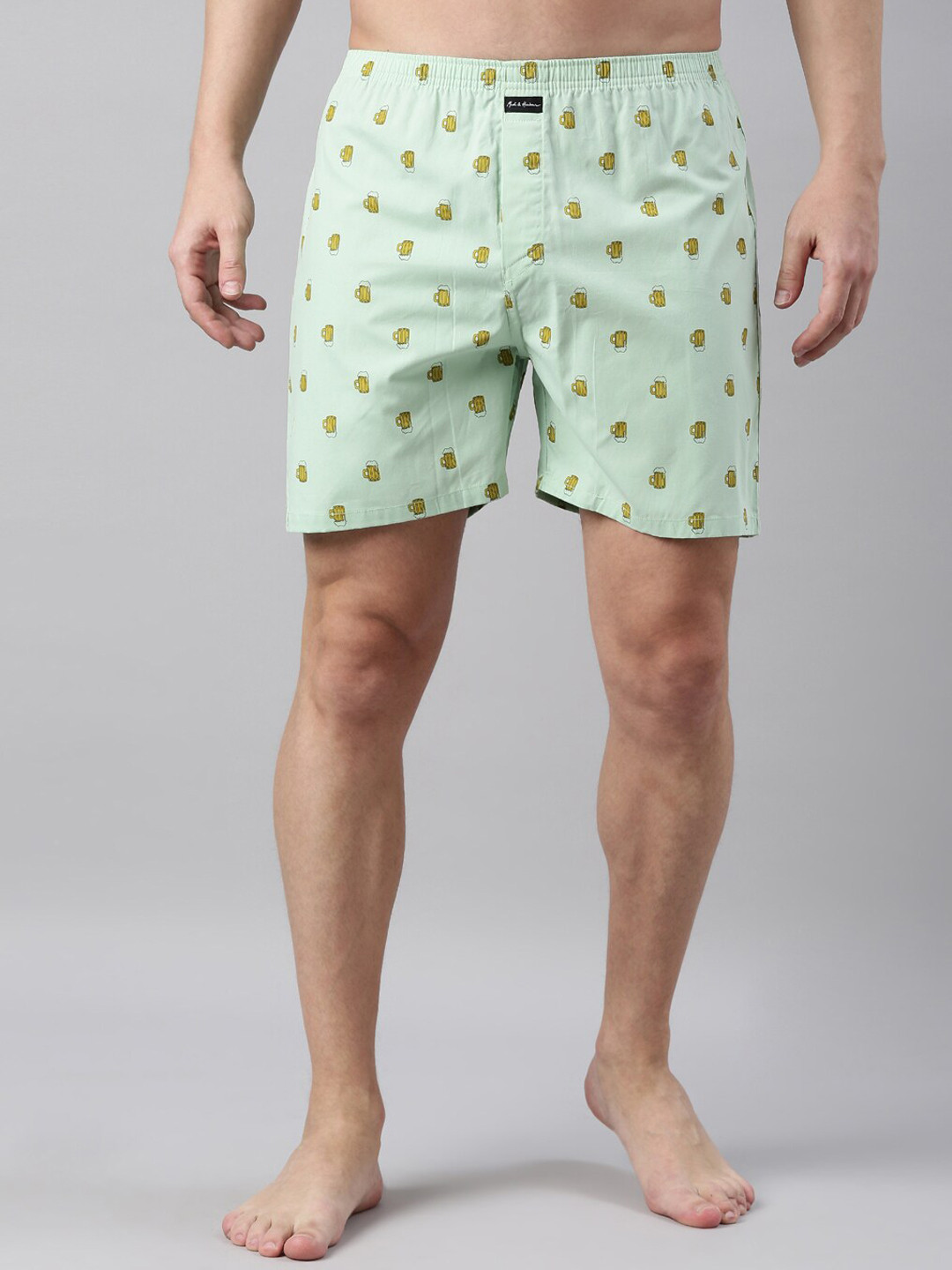 Buy Mast & Harbour Men Printed Pure Cotton Boxers - Boxers for Men ...