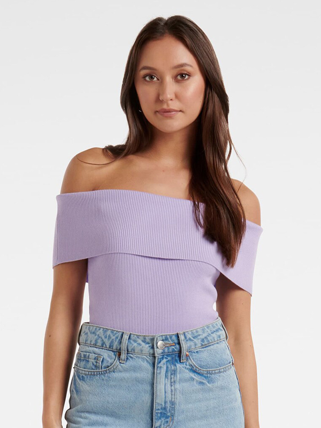 Buy Forever New Off Shoulder Bardot Top - Tops for Women 21251798 | Myntra