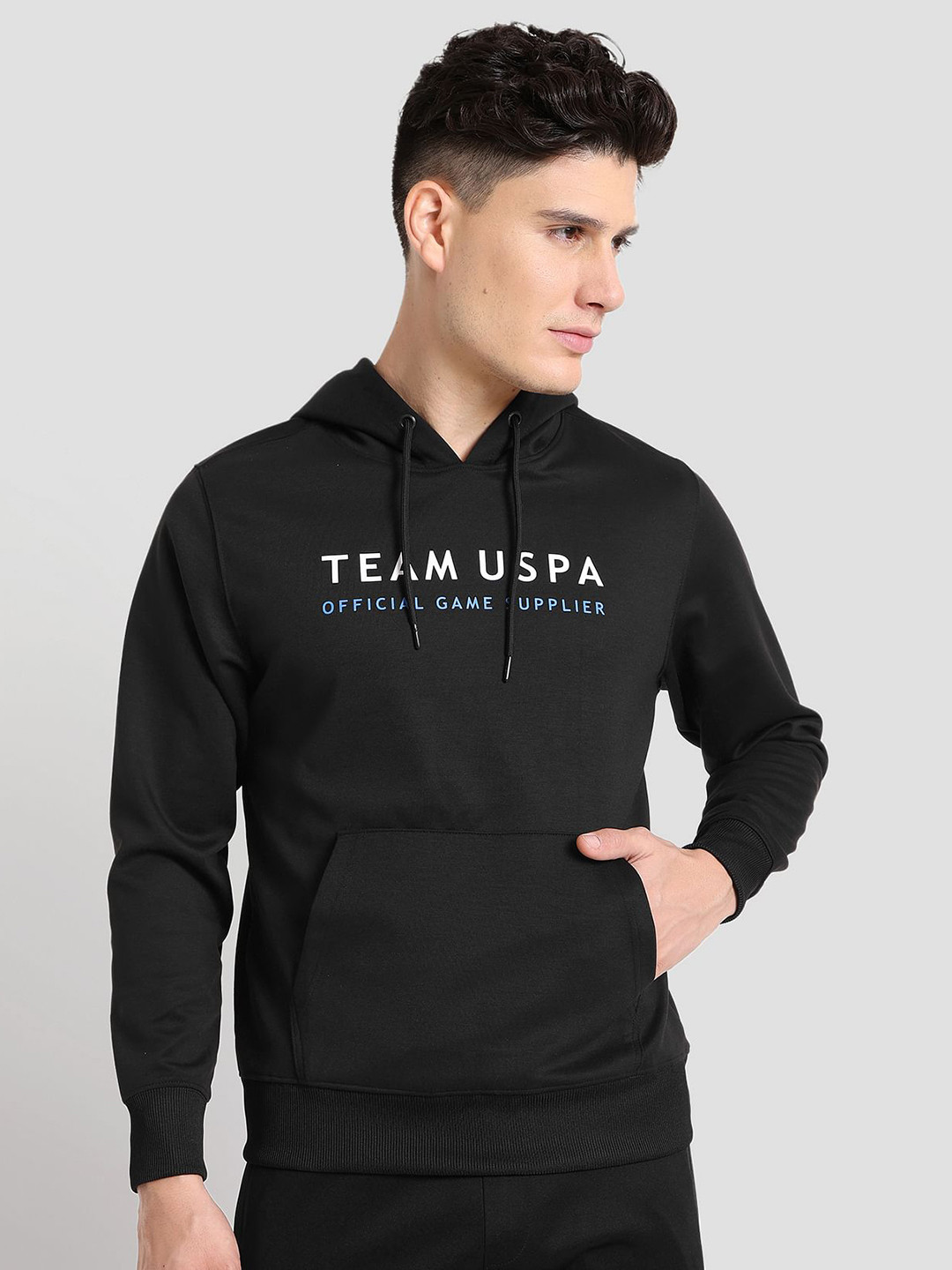Buy U.S. Polo Assn. Printed Essential Training Hoodie Sweatshirt ...