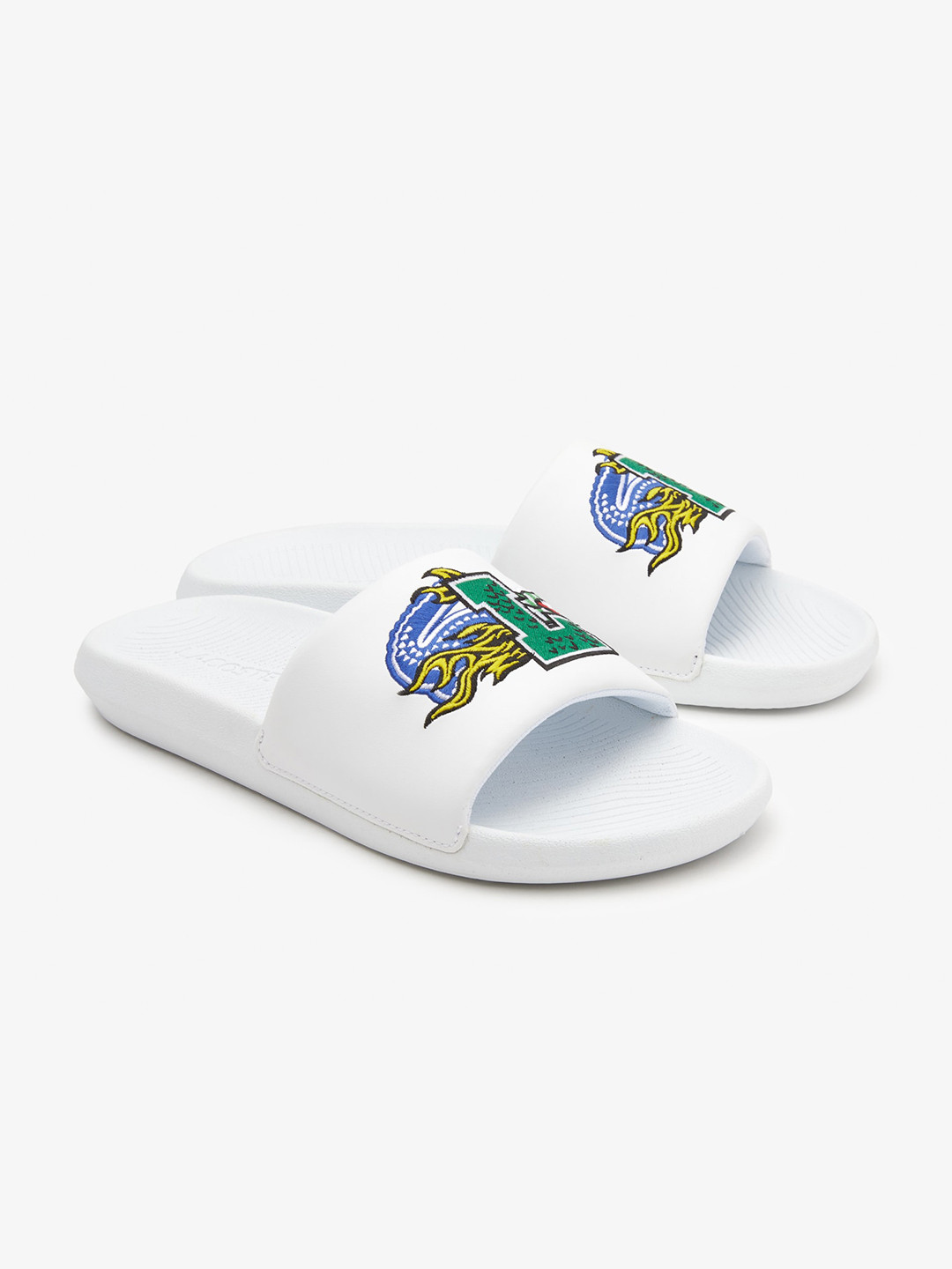 Buy Lacoste Men Croco Sliders - Flip Flops for Men 21257248 | Myntra