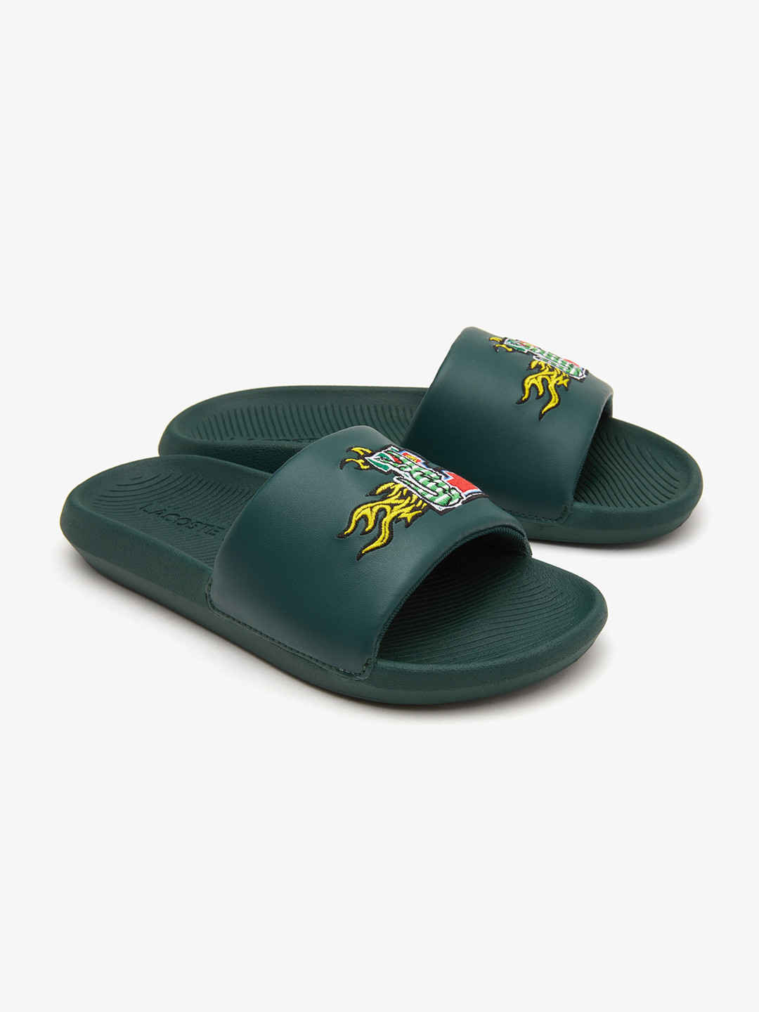 Buy Lacoste Men Croco Sliders - Flip Flops for Men 21257254 | Myntra