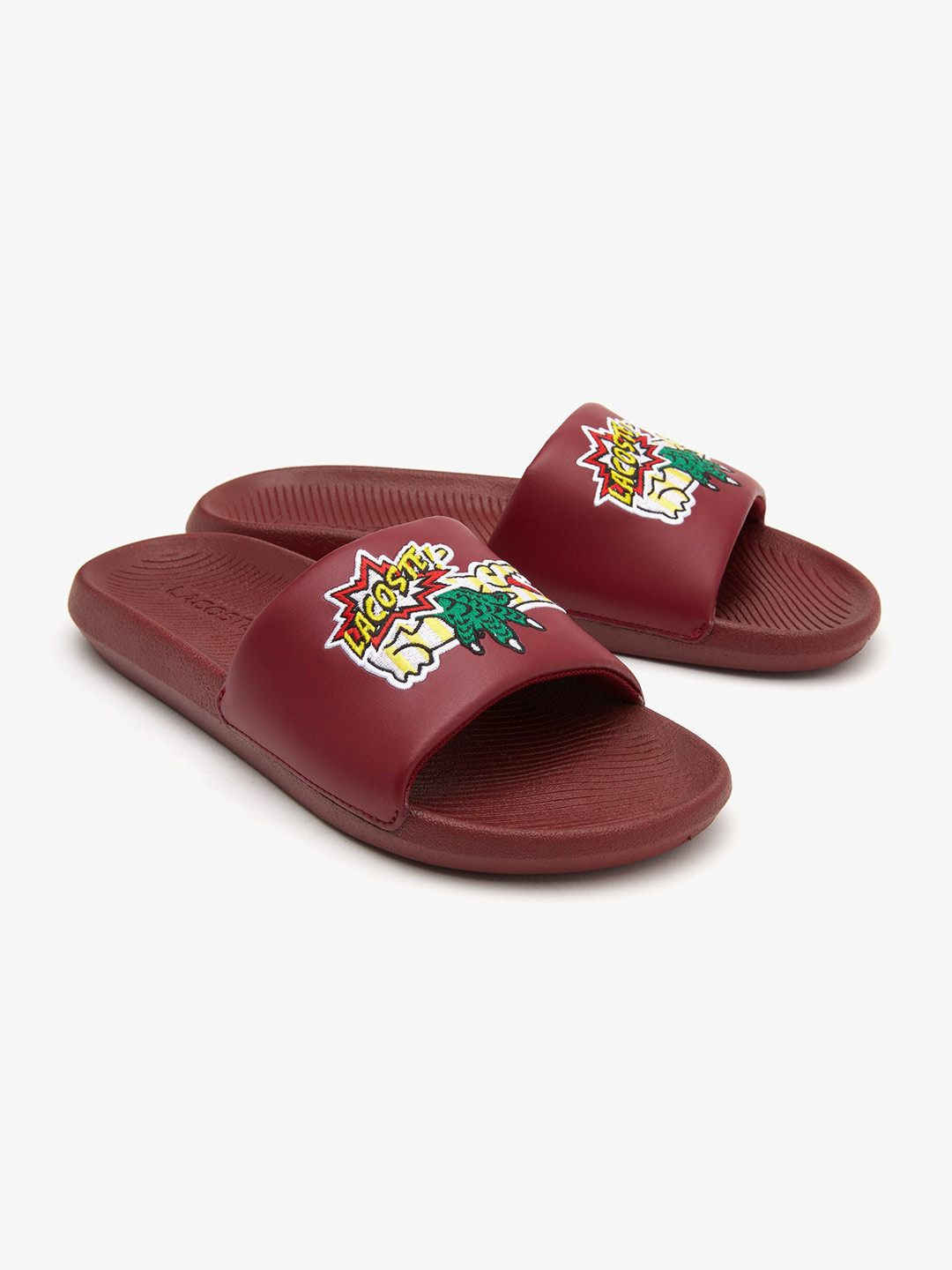Buy Lacoste Men Croco Sliders - Flip Flops for Men 21257264 | Myntra