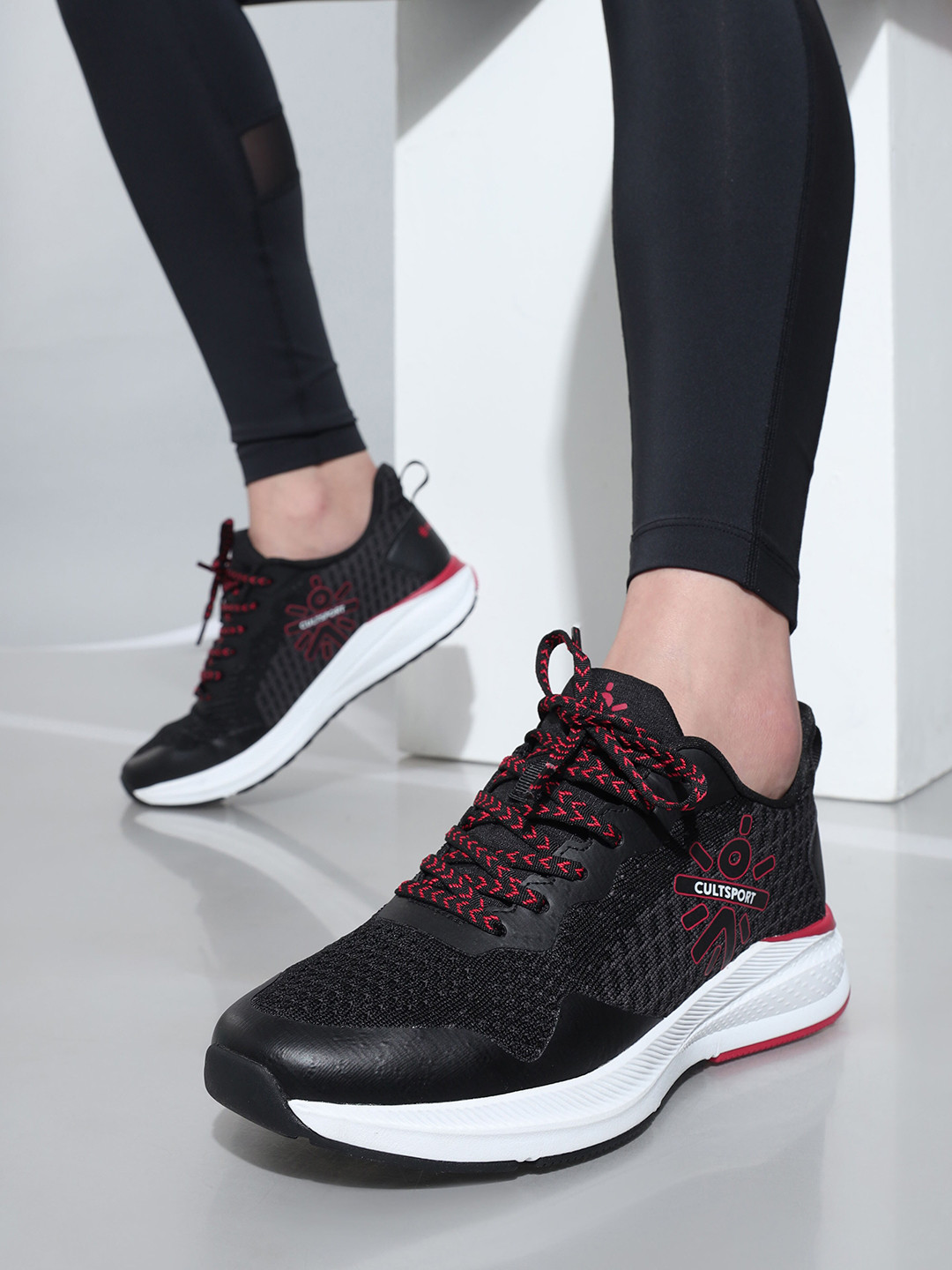 Buy CULT Men Hustle Flyknit Textile Running Shoes - Sports Shoes for ...
