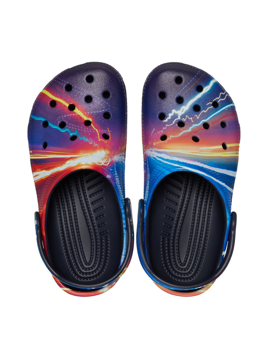 Buy Crocs Unisex Kids Abstract Print Croslite Clogs - Flip Flops for ...