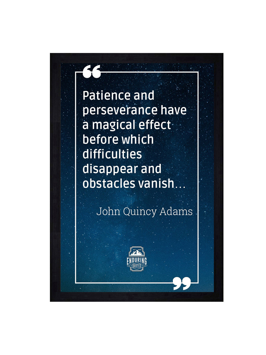 Buy Gallery99 Black And Blue Motivational Quote Texture Paper Wall Art ...