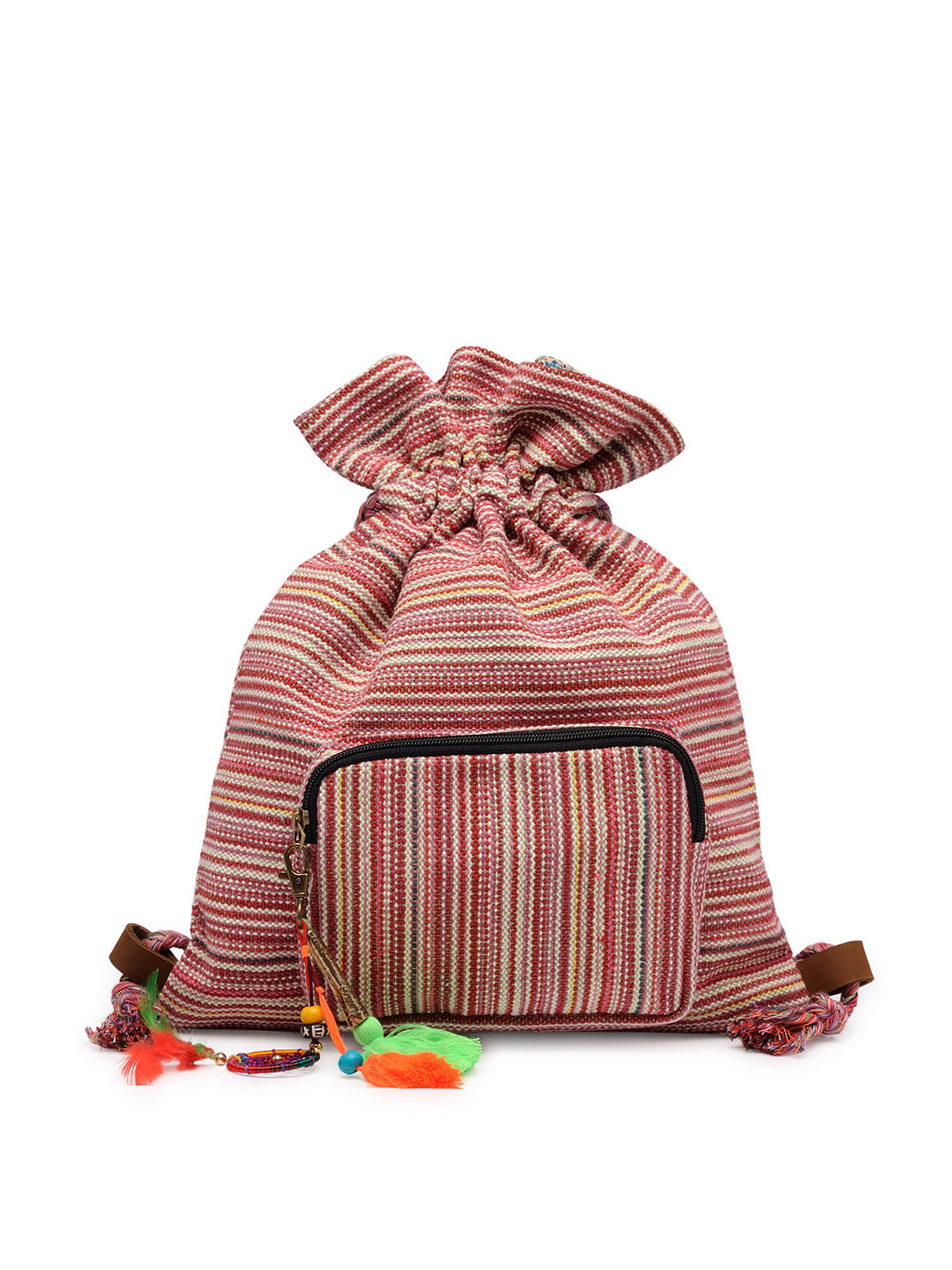 Buy The House Of Tara Women Tasselled Backpack - Backpacks for Women ...