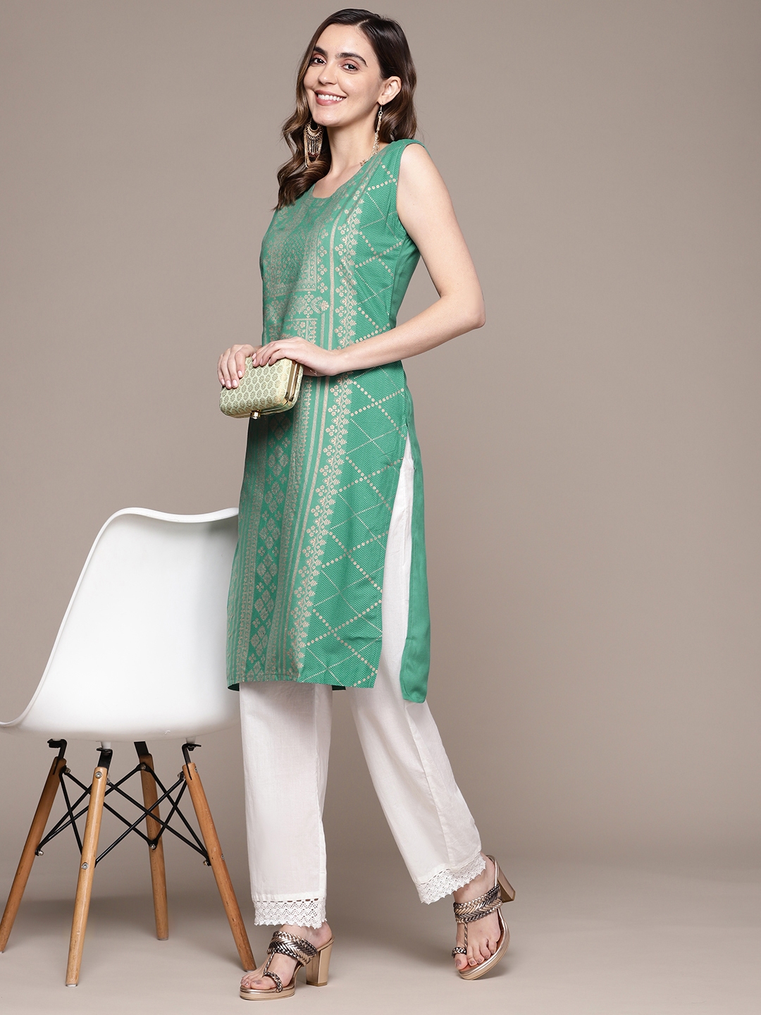 Buy Anubhutee Women Ethnic Motifs Printed Kurta Kurtas For Women