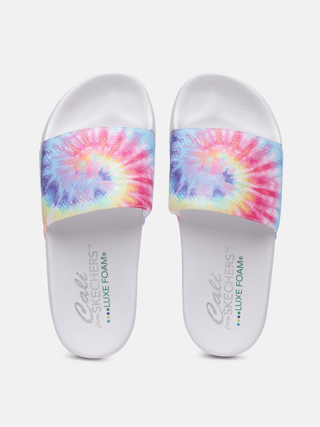 Buy Skechers Women Printed Pop Ups Sandy Livin' Sliders - Flip Flops ...