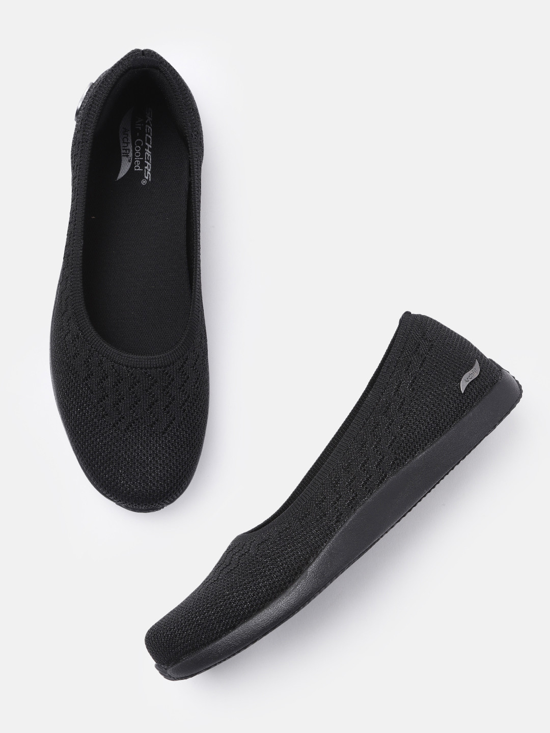 Buy Skechers ARCH FIT CHIC Shimmer Finish Ballerinas - Flats for Women ...