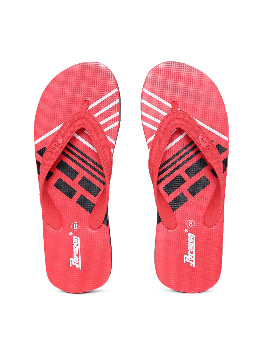 Buy Paragon Men Printed Rubber Thong Flip Flops - Flip Flops for Men ...