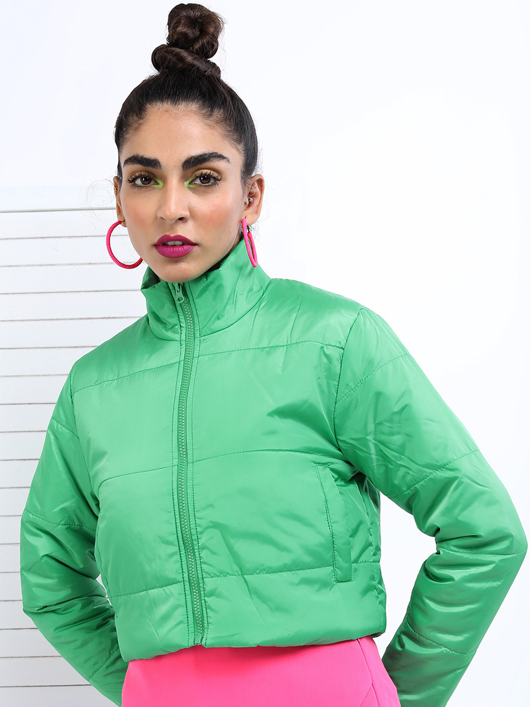 Buy KETCH Women Crop Padded Jacket - Jackets for Women 21280650 | Myntra