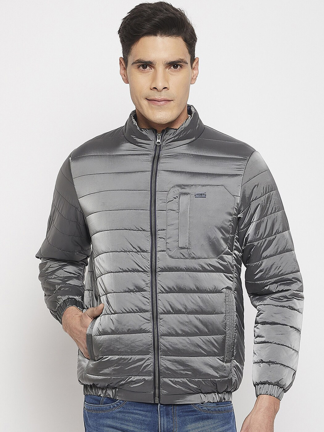 Buy Duke Men Grey Puffer Jacket - Jackets for Men 21289732 | Myntra