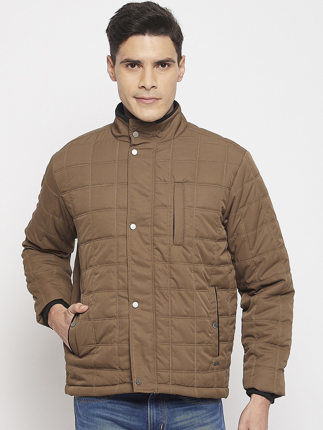 Buy Duke Men Checked Padded Jacket - Jackets for Men 21289746 | Myntra
