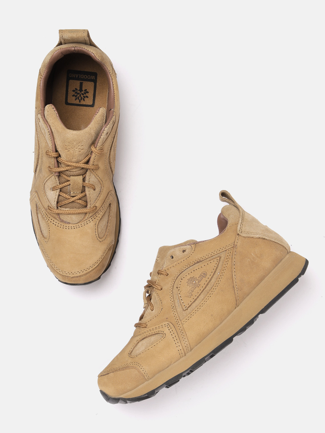 Buy Woodland Men Leather Sneakers - Casual Shoes for Men 21295654 | Myntra
