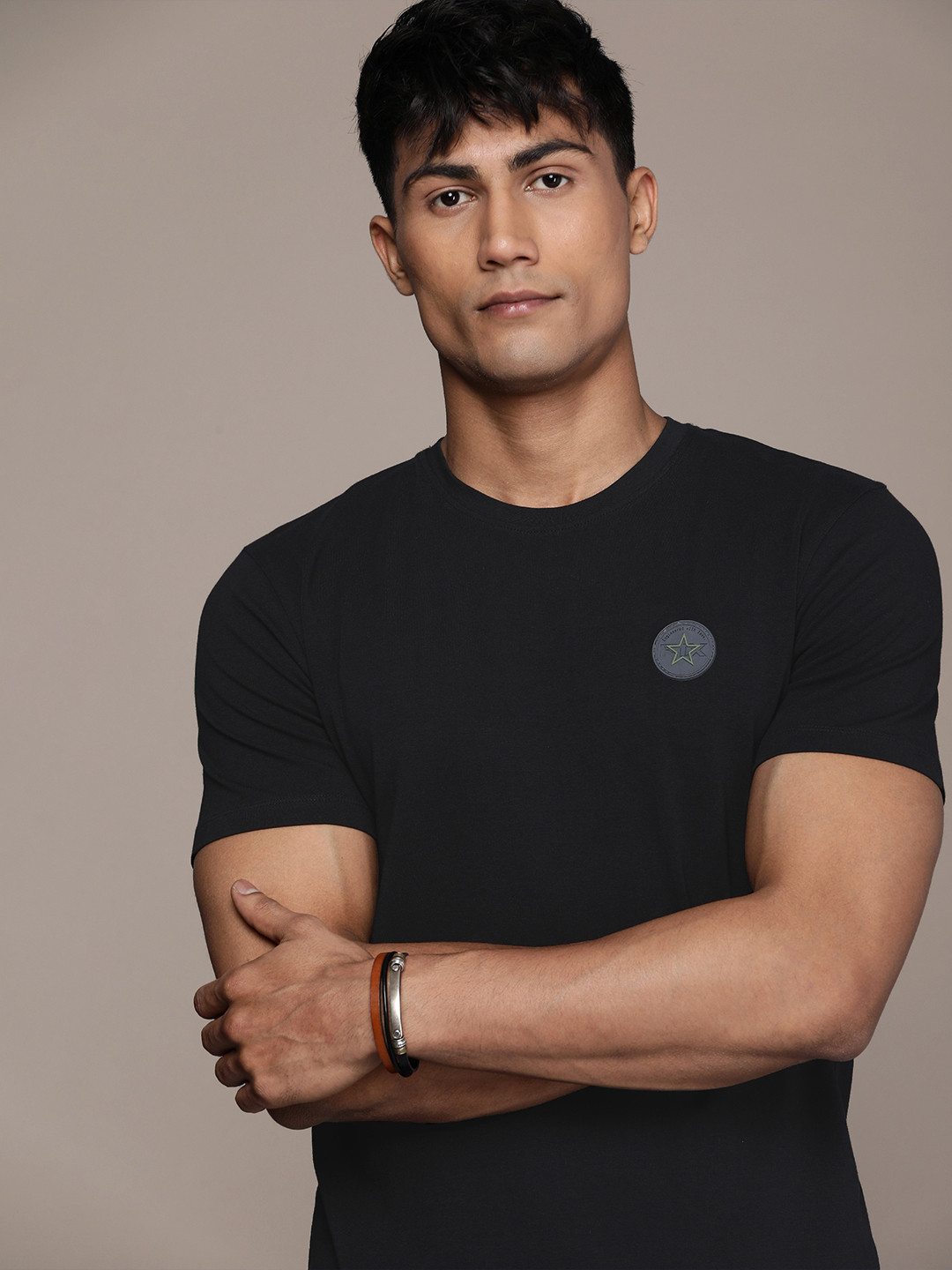 Buy FORCE IX Men Applique T Shirt - Tshirts for Men 21296996 | Myntra