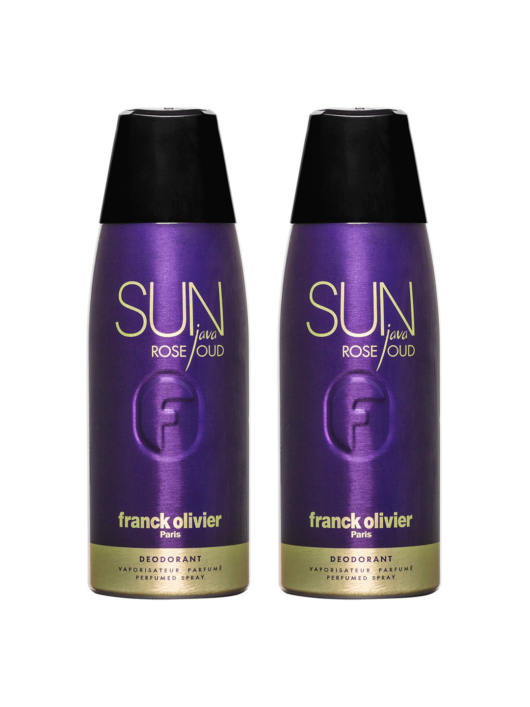Buy Franck Olivier Men Set Of 2 Sun Java Rose Oud Deodorant Spray 250 ...