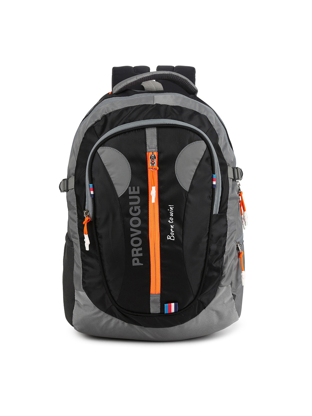 Buy Provogue Colourblocked Backpack With Reflective Strip - Backpacks ...