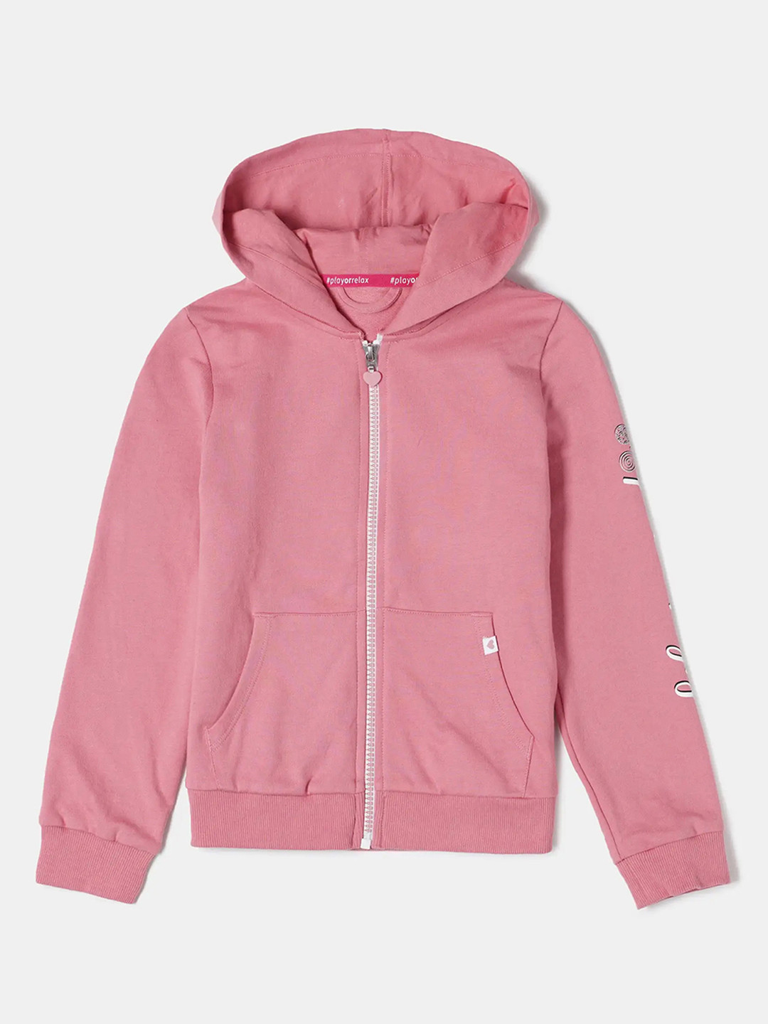 Buy Jockey Girls Super Combed Cotton Printed Relaxed Fit Full Sleeve ...