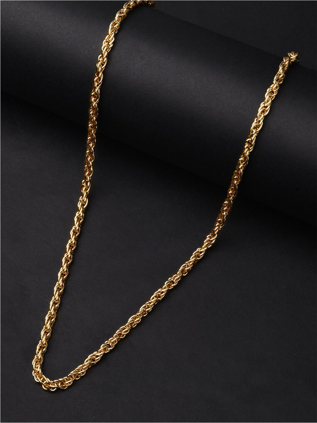 Buy The Bro Code Men Gold Toned Gold Plated Necklace - Necklace And ...