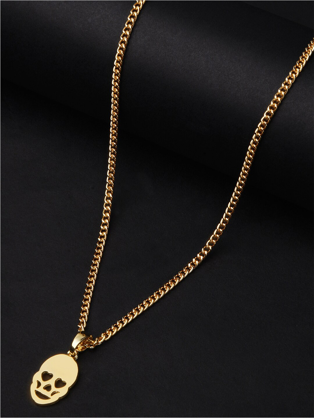 Buy The Bro Code Men Gold Toned Gold Plated Necklace - Necklace And ...