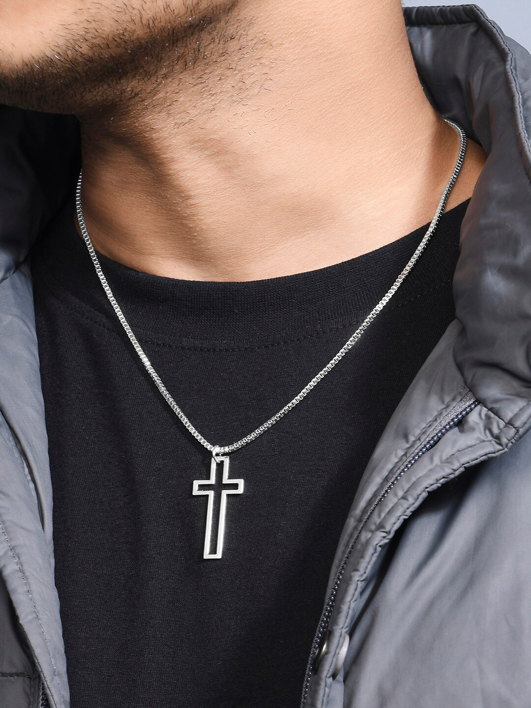 Buy The Bro Code Silver Plated Necklace - Necklace And Chains for Men ...