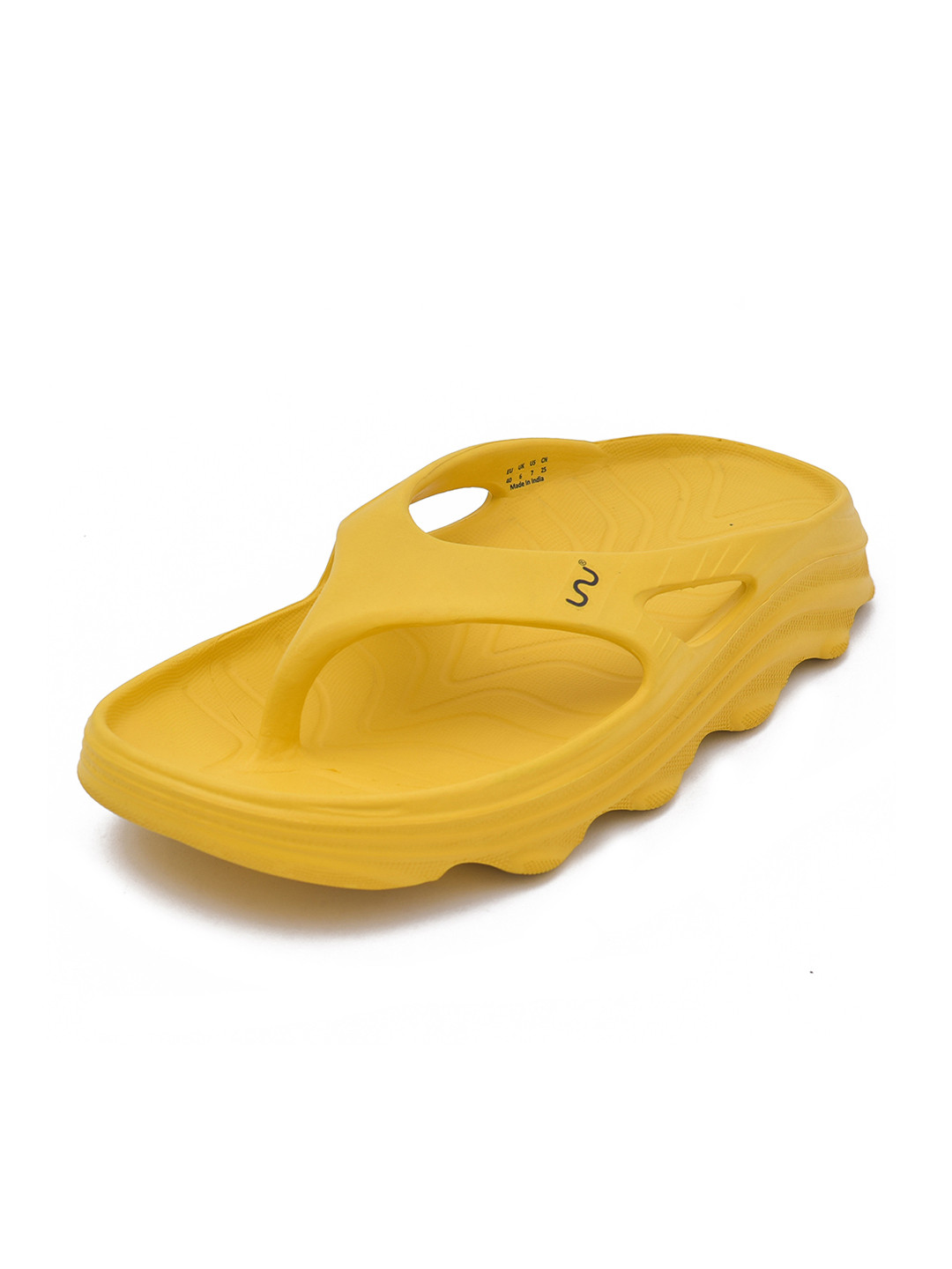 Buy Doubleu Men Yellow EVA Thong Flip Flops - Flip Flops for Men ...