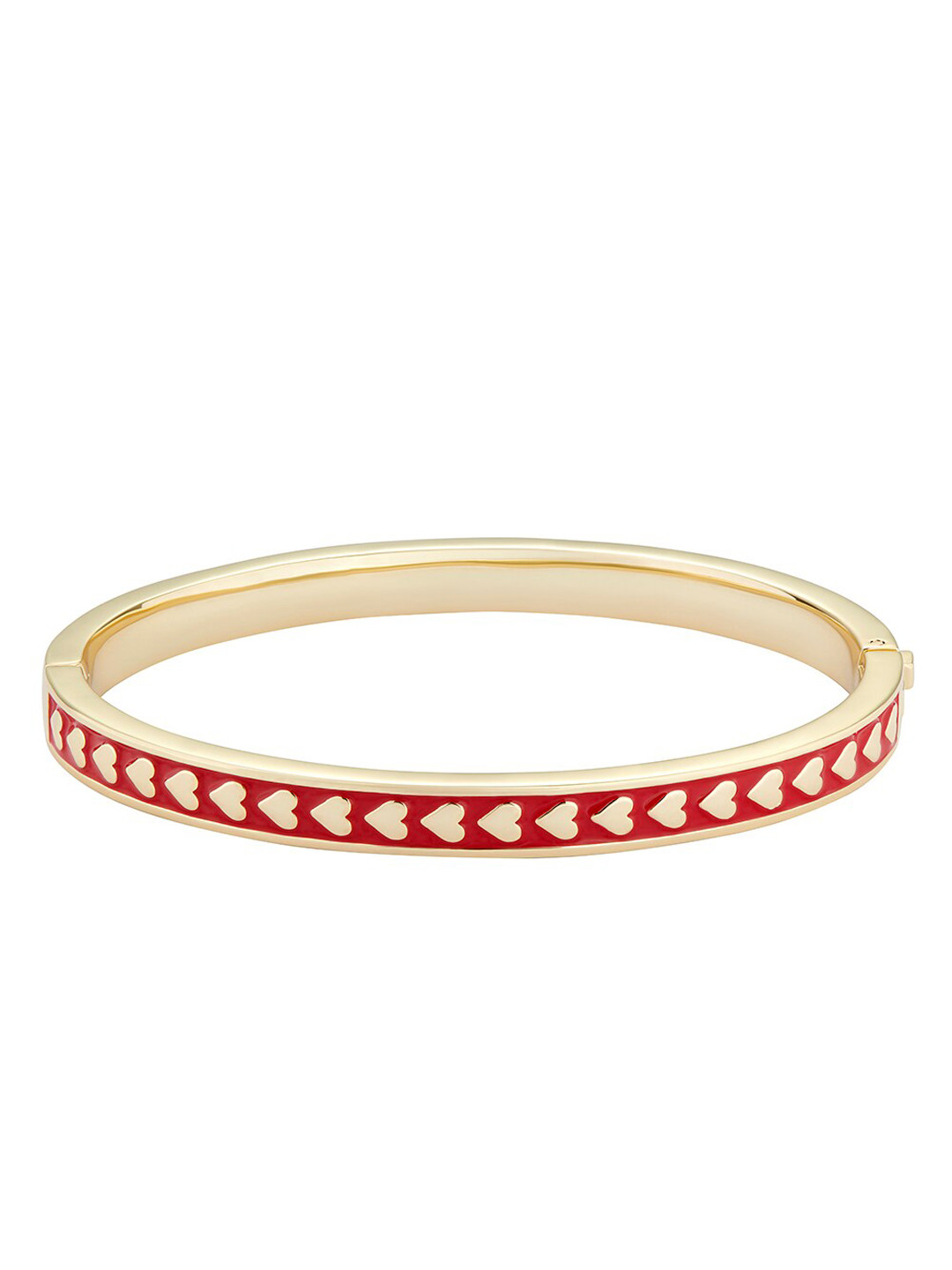 Buy Ted Baker Elliee Heart Enamelled Brass Bangle - Bangle for Women ...