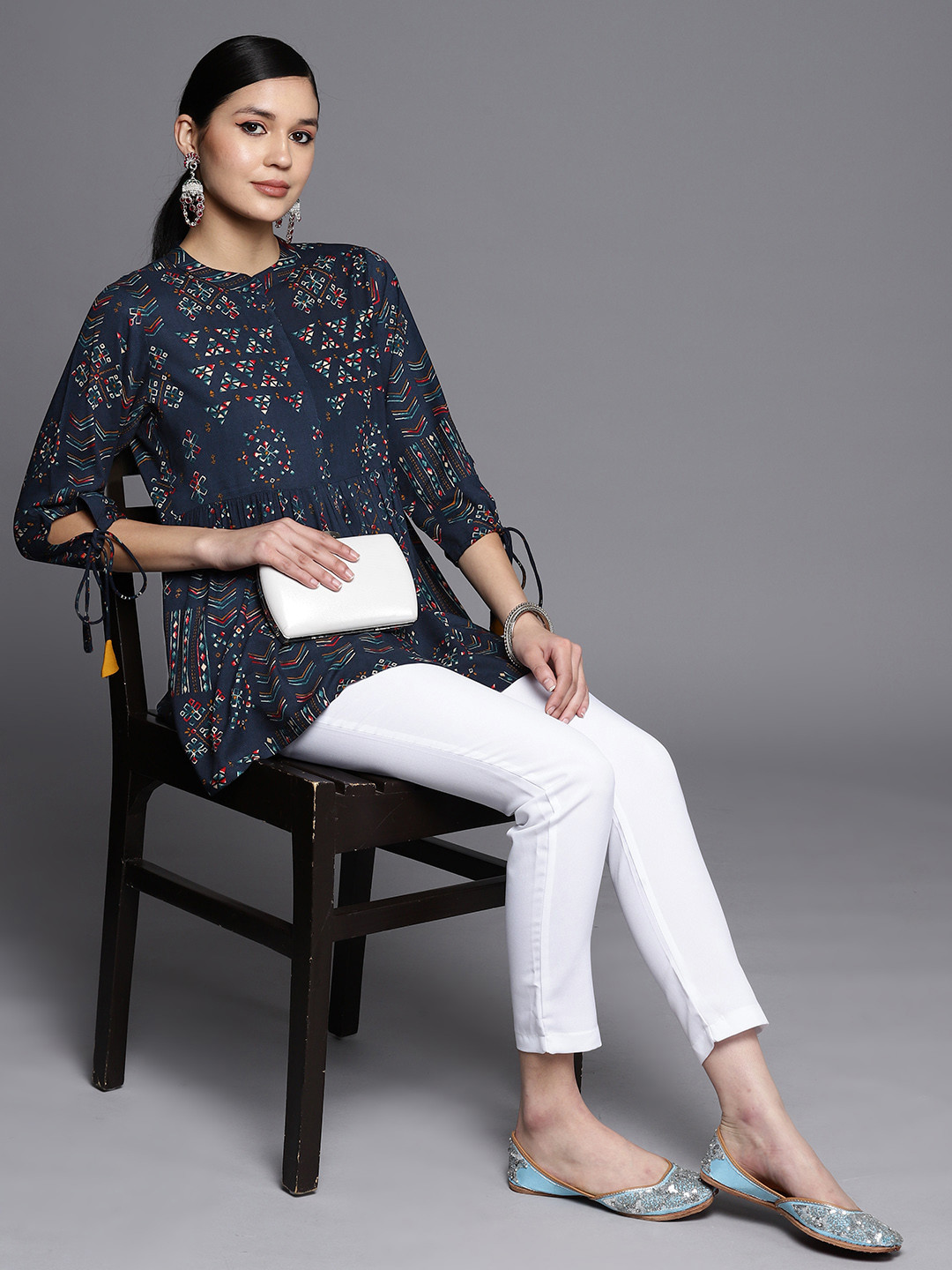 Buy Libas Geometric Printed Kurti - Kurtis for Women 21325356 | Myntra